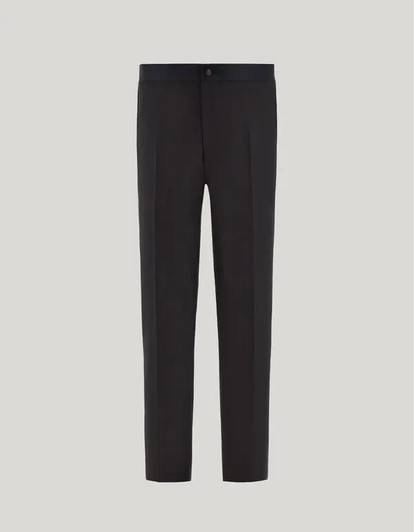 Canali Pure Wool 150's Tuxedo Suit - Black