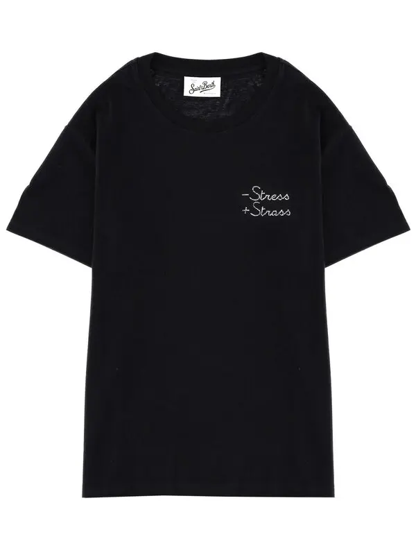 MC2 SAINT BARTH Cotton T-shirt - Black