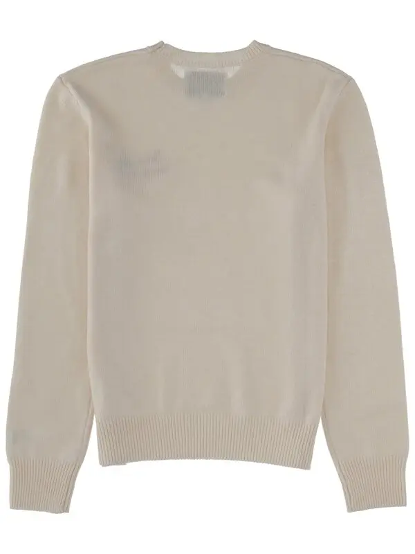 MC2 SAINT BARTH Jersey With Embroidery - Ivory