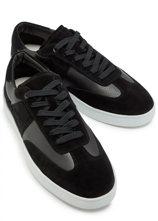 JUDE LLOW Pierre Panelled Leather Sneakers