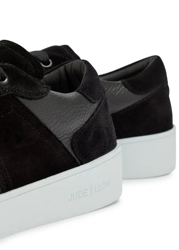 JUDE LLOW Pierre Panelled Leather Sneakers