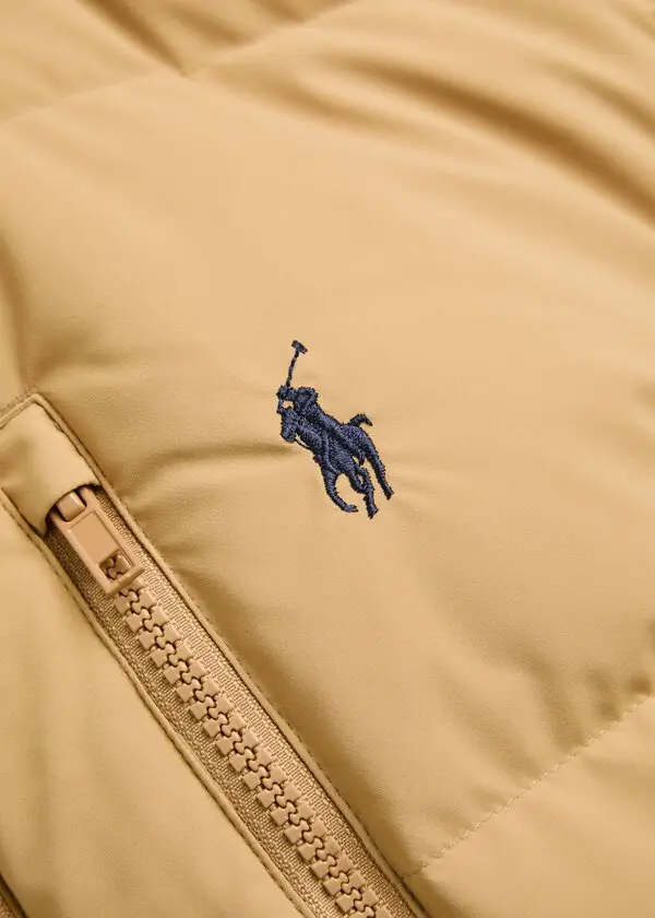Polo Ralph Lauren Logo-embroidered Padded Shell Jacket - Camel