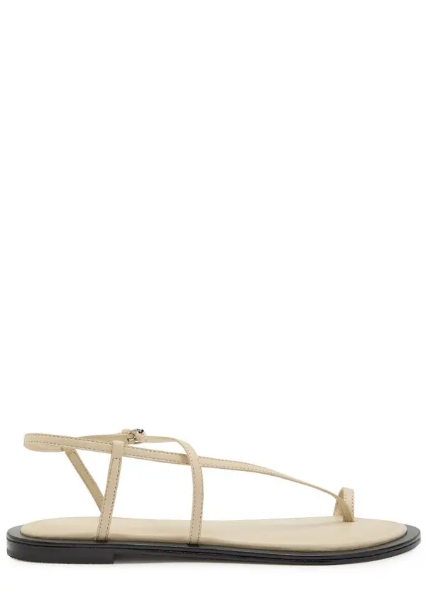 A.emery Reef Leather Sandals - White