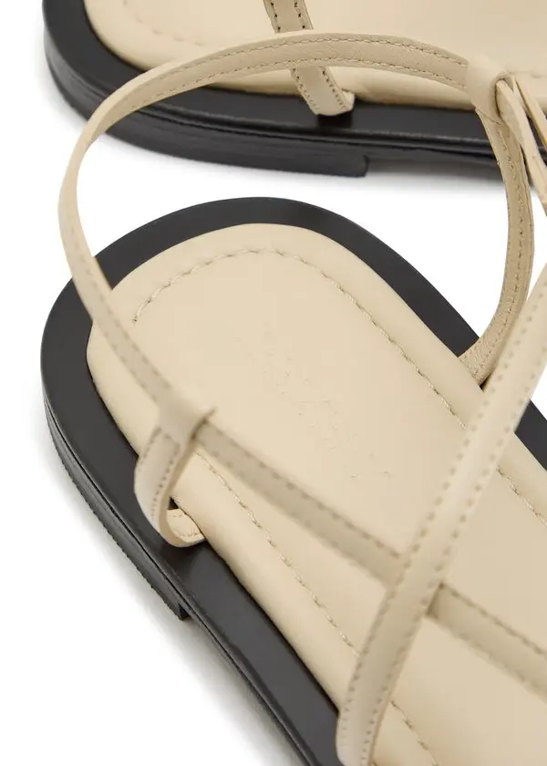 A.emery Reef Leather Sandals - White