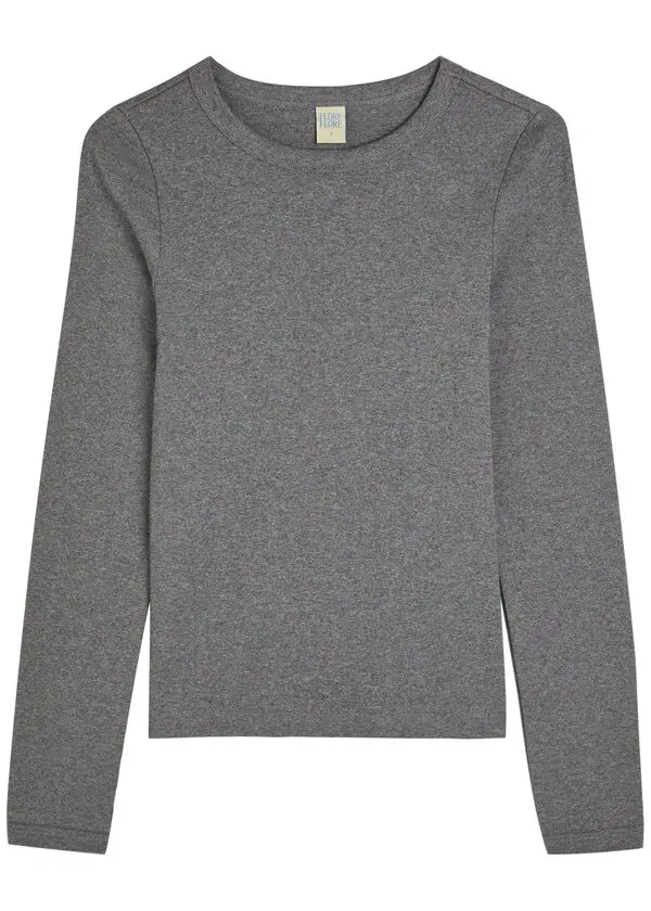 FLORE FLORE Max Cotton T-shirt - Grey