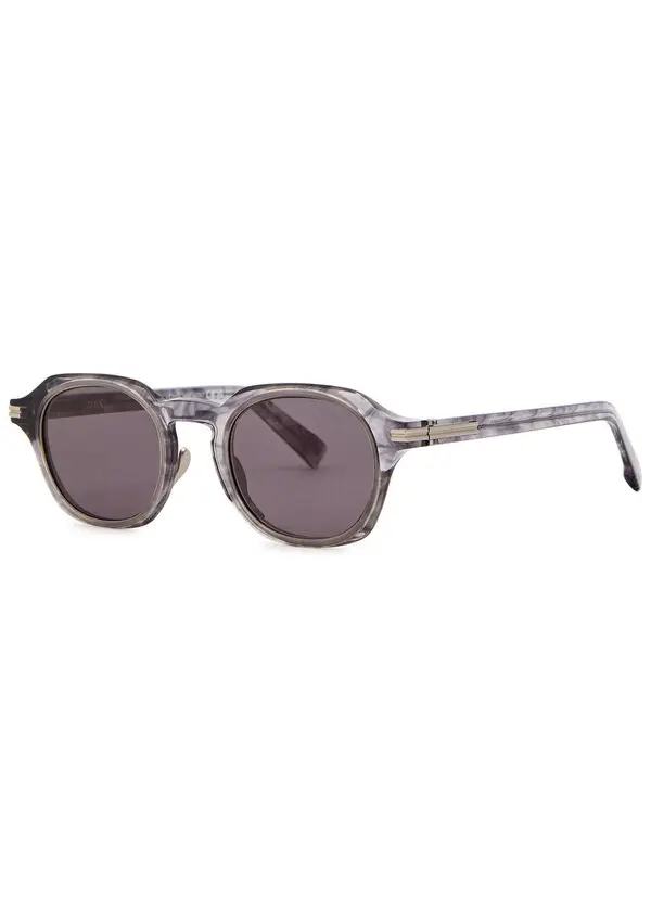 Zegna Round Frame Sunglasses - Blue Light
