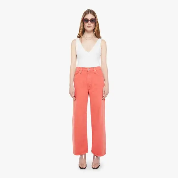 MOTHER The Dodger Ankle Canyon Clay Jeans - Brown