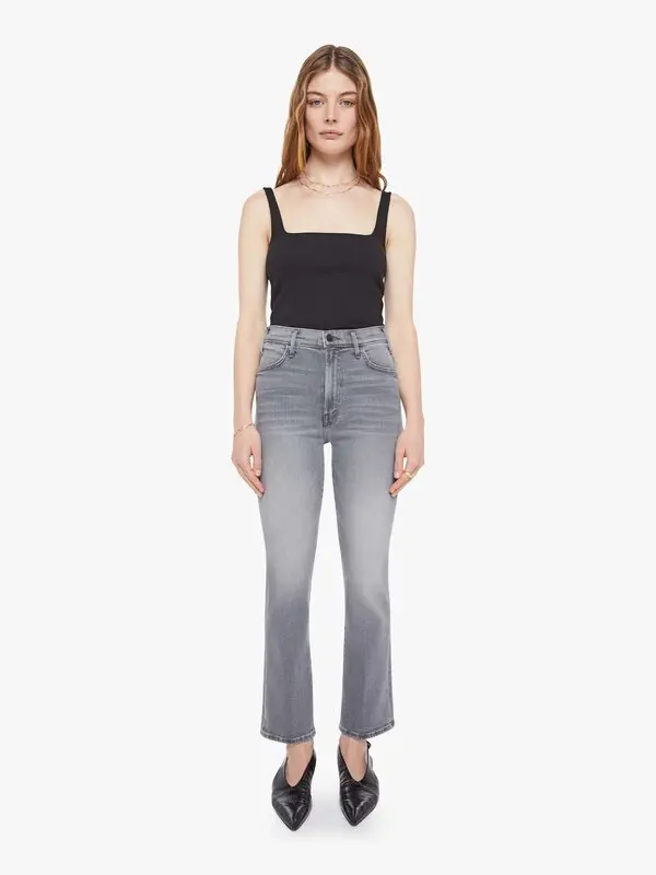 MOTHER The Hustler Ankle Escape Goat Jeans - Grey