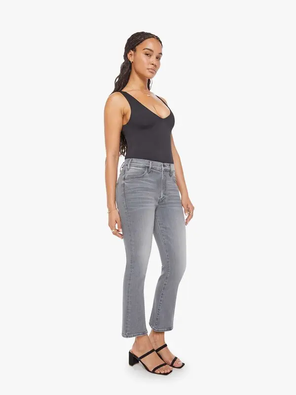 MOTHER Petites The Lil Hustler Ankle Jeans - Black