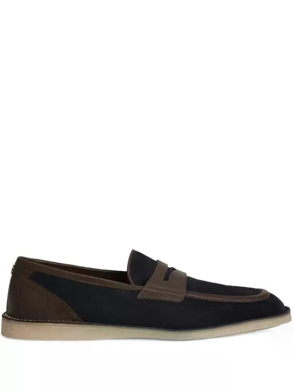 Dolce & Gabbana Panelled Penny Loafers
