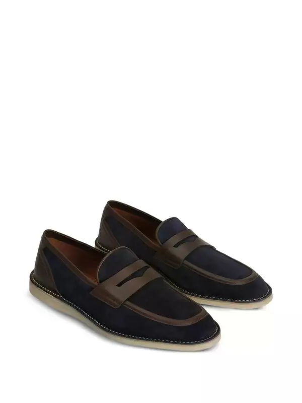 Dolce & Gabbana Panelled Penny Loafers