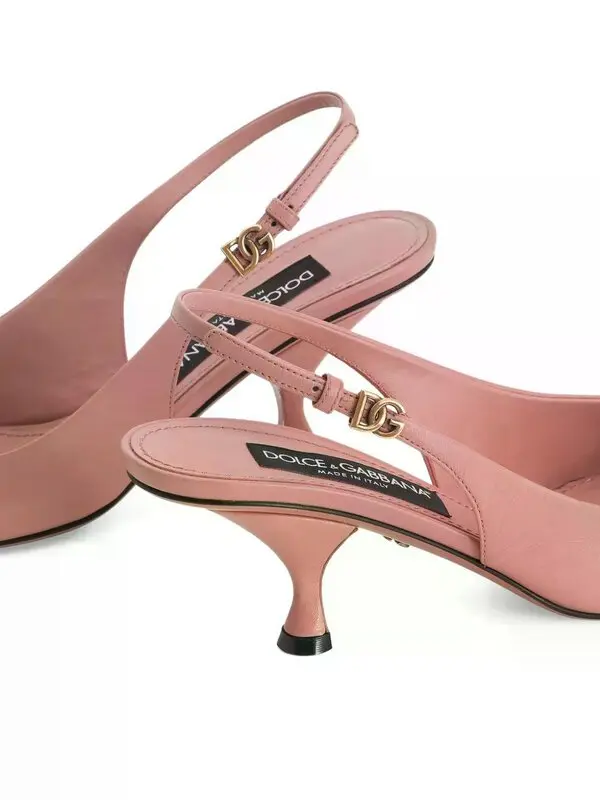 Dolce & Gabbana 60mm Pointed Slingback Pumps - Pink