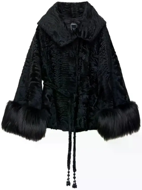 Dior Jacket With Fur-trim Cuffs