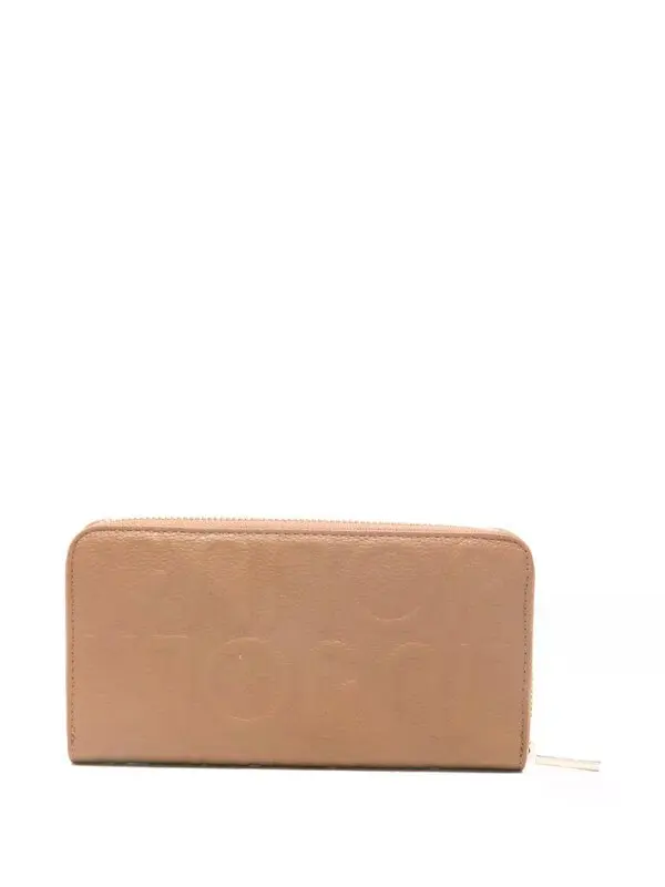 Liu Jo Embossed Zip Around Wallet - Neutrals