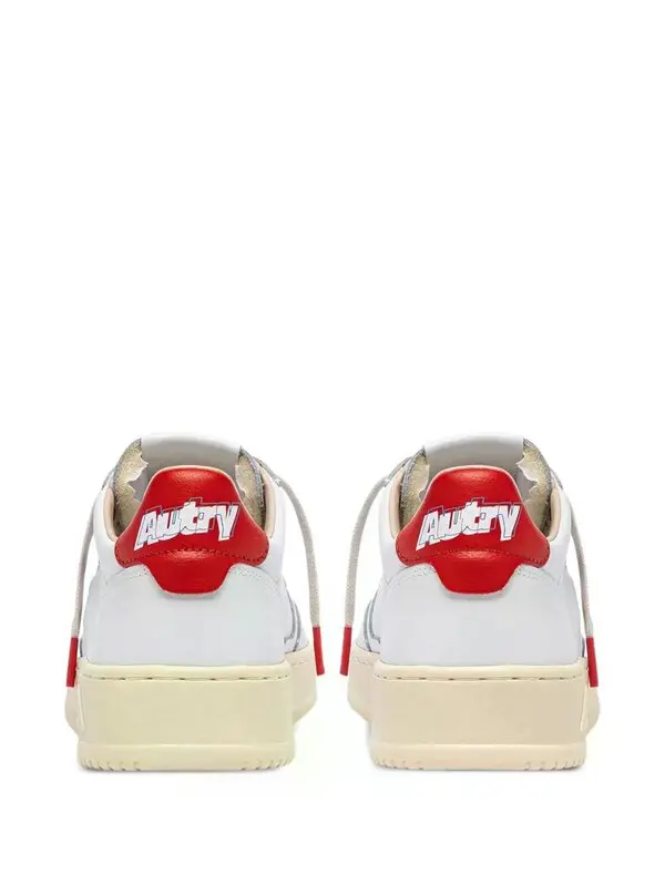 AUTRY Medalist Low-top Leather Sneakers - White