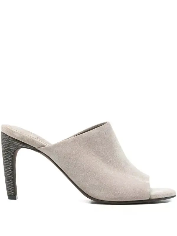 Brunello Cucinelli Embellished Open Toe Sandals