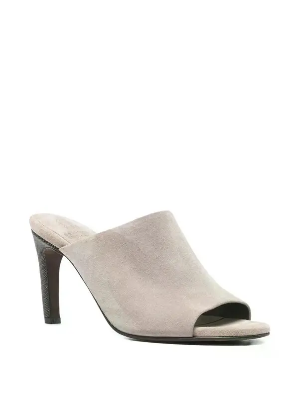 Brunello Cucinelli Embellished Open Toe Sandals