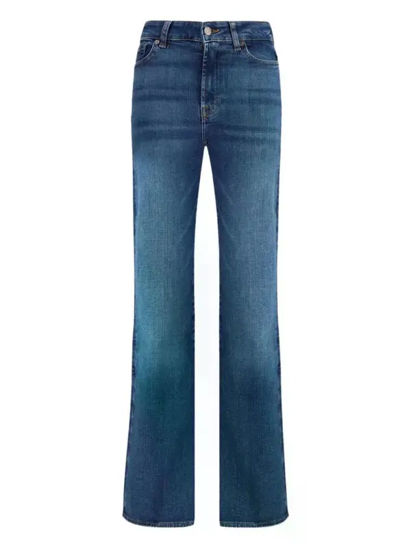 7 For All Mankind Belt-loop Five-pocket Bootcut Jeans