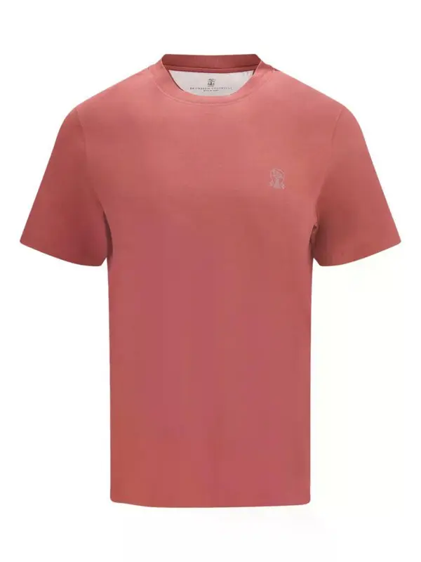Brunello Cucinelli Logo-detail T-shirt