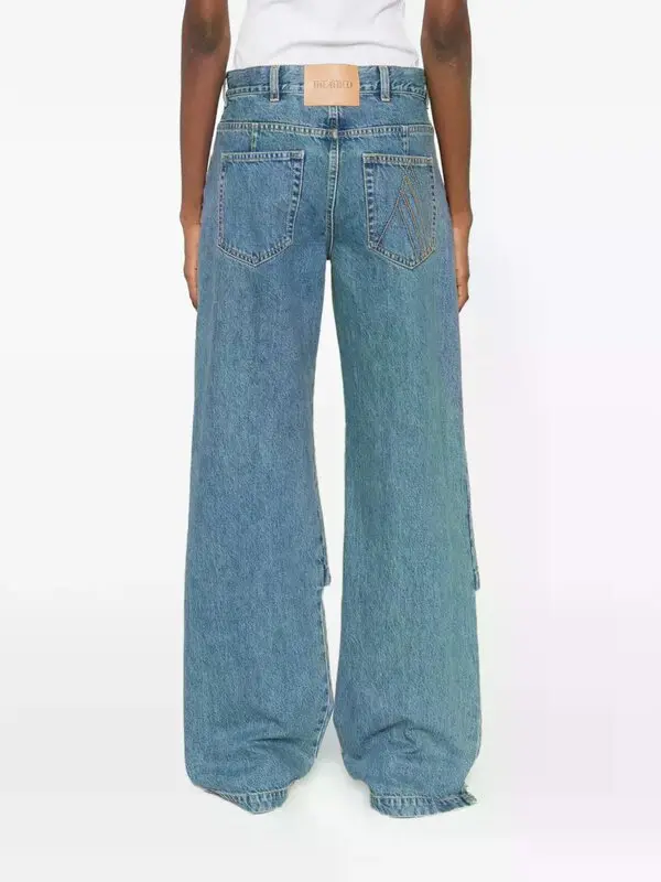 Attico Five-pocket Cotton Jeans