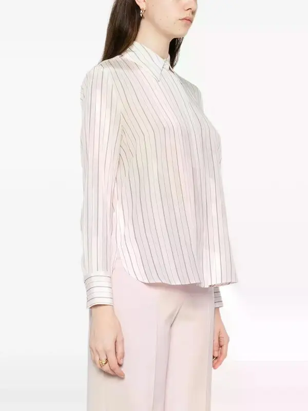 Max Mara Striped Long-sleeved Shirt