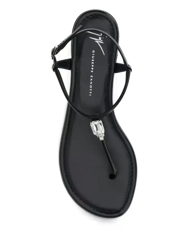 GIUSEPPE ZANOTTI Pia Mizuki Round-toe Sandals - Black