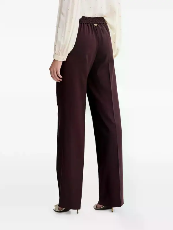 TWINSET Elastic-waist Tailored Trousers