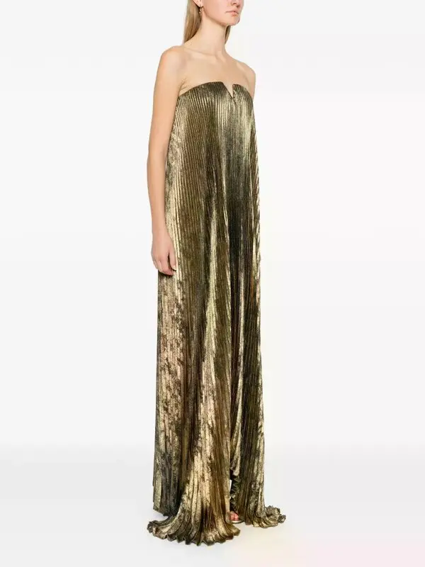 L'IDEE Pleated Gown