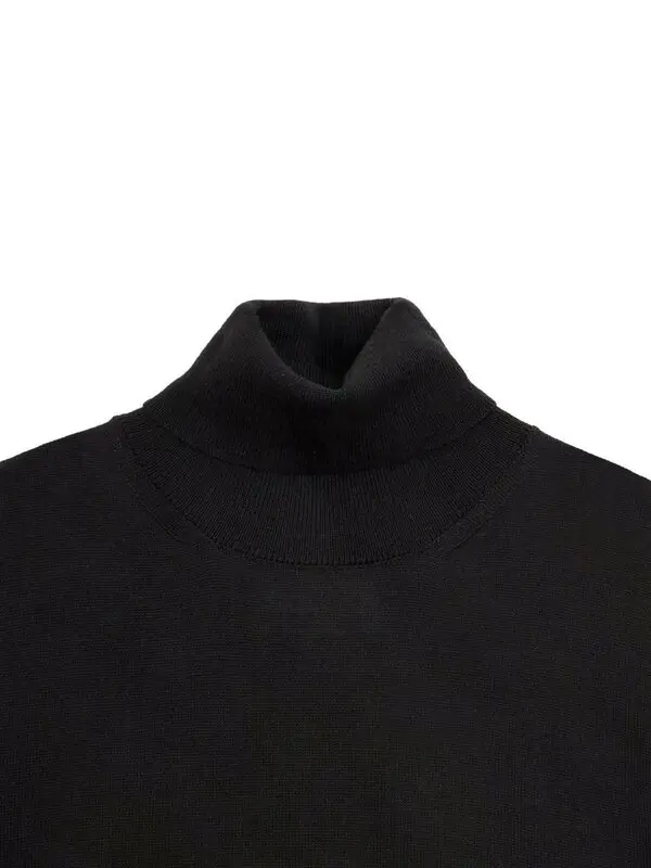 MAISON MARGIELA Turtleneck Sweater With Logo Patch