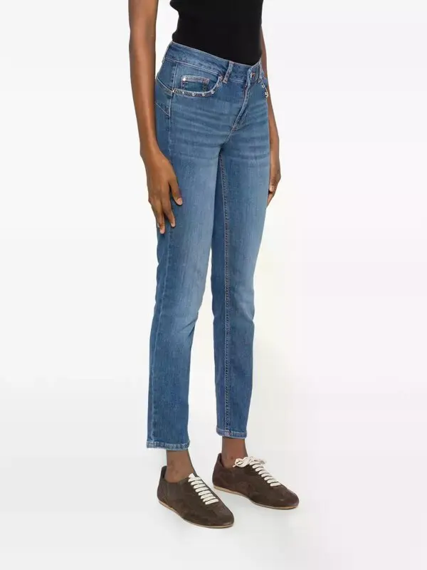 Liu Jo Stud-pocket Denim Jeans