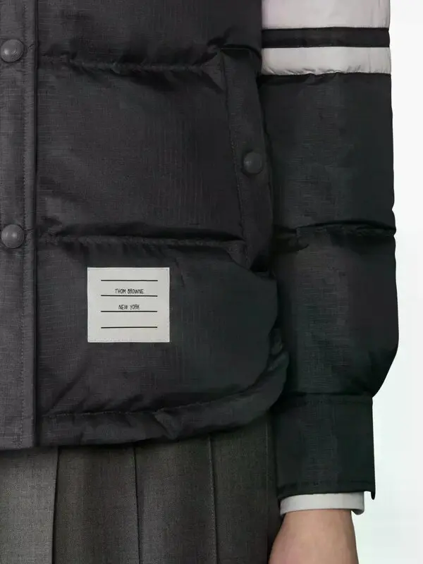 Thom Browne 4-bar Ripstop Jacket - Grey