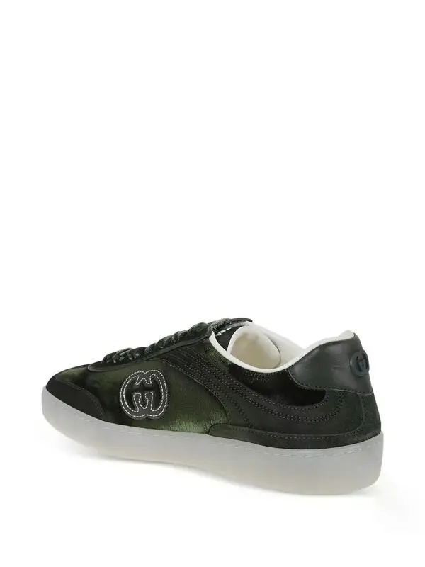 Gucci G75 Logo-appliqué Sneakers - Green