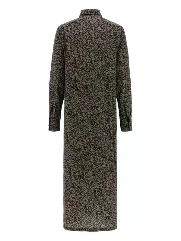Herno Printed Midi Shirtdress - Black