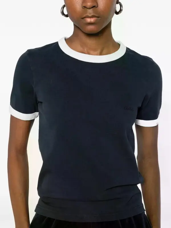 A.p.c. Contrasting Trims T-shirt