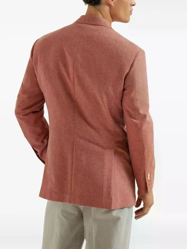 Brunello Cucinelli Double-breasted Blazer - Orange