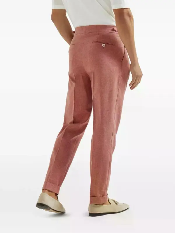 Brunello Cucinelli Pleated Trousers - Orange