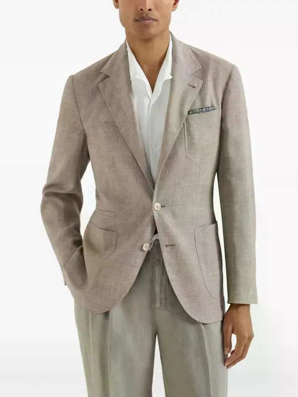 Brunello Cucinelli Patch-pocket Blazer