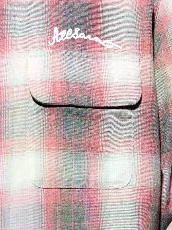 ALLSAINTS Shams Plaid Pocket Shirt