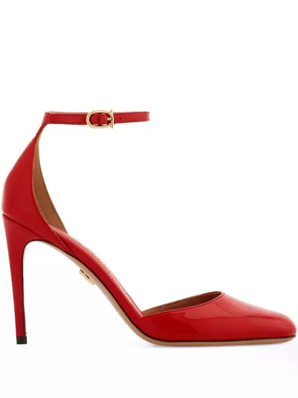 FERRAGAMO Patent Leather Stiletto Heel Pumps