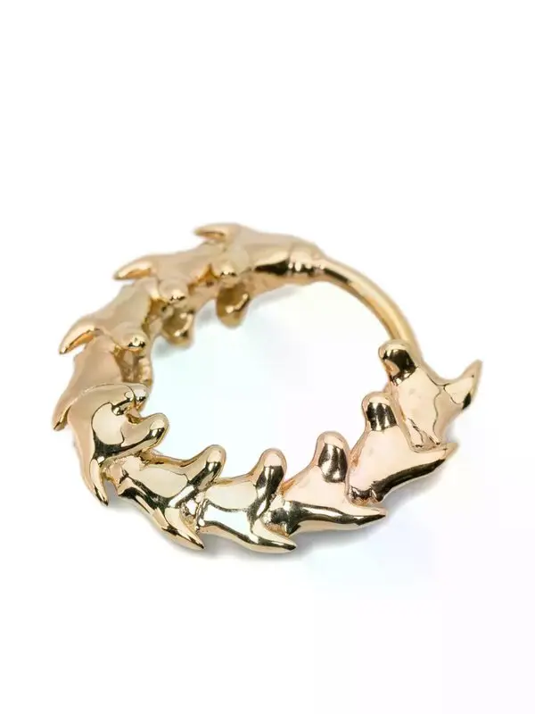 SHAUN LEANE Serpent's Trace Mini Hoop Earring