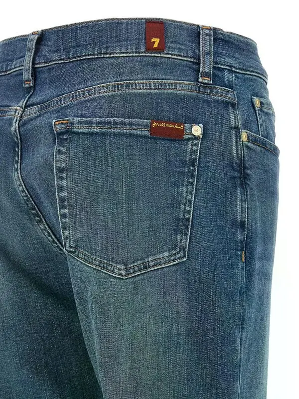 7 For All Mankind Turn-up Hem Jeans