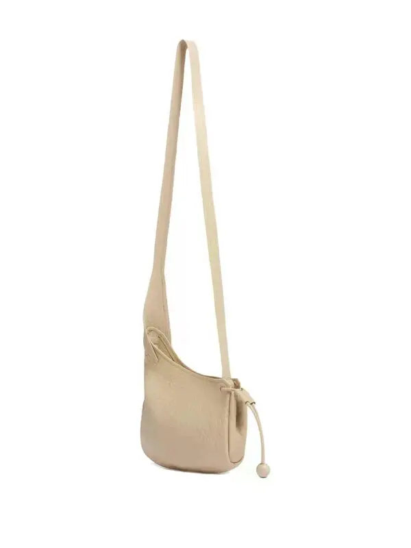 Marni Leather Drawcord Crossbody Bag - Neutrals
