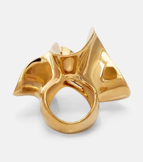Bottega Veneta Anemone -plated Sterling Silver Ring - Gold