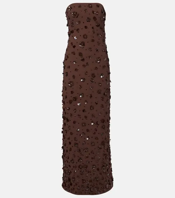 Simkhai Serafina Embellished Bustier Gown