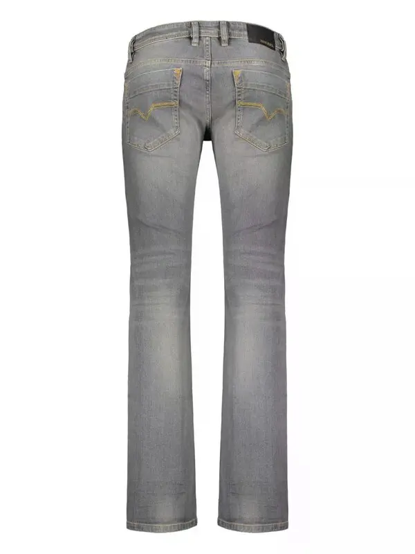 DIESEL® Belt Loops Straight Jeans - Grey