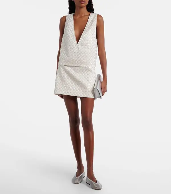 Dorothee Schumacher Sequined Top - White