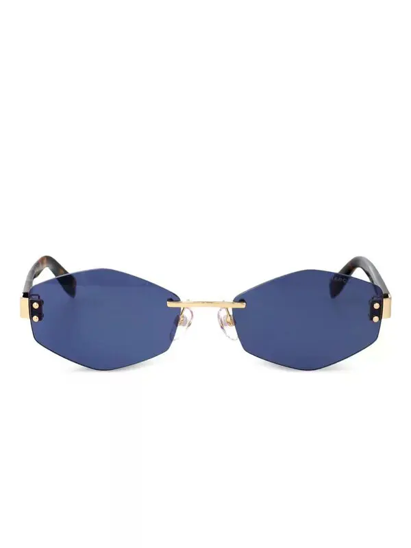 Marc Jacobs Geometric Rimless Sunglasses - Gold