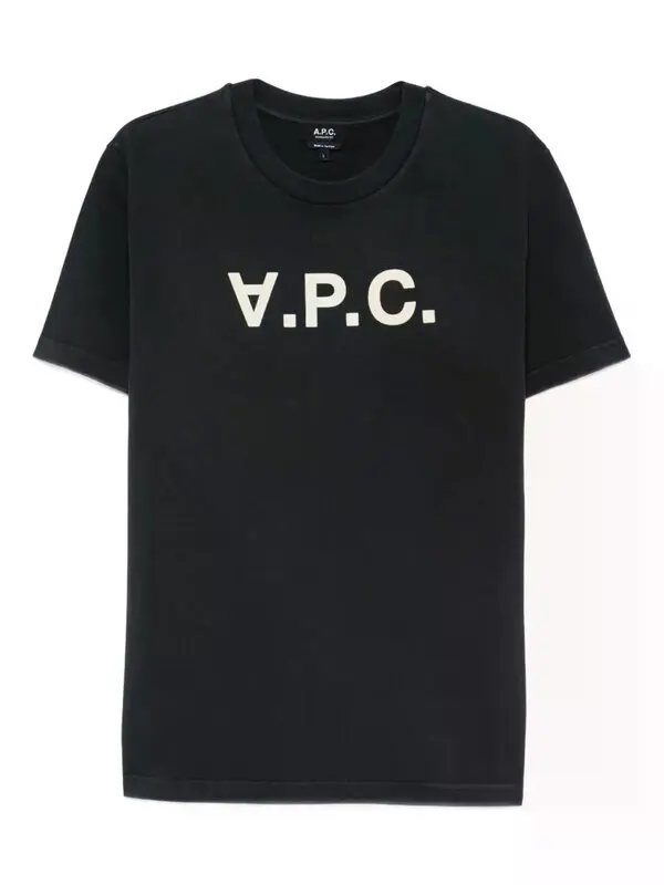 A.p.c. Logo Detail T-shirt - Black