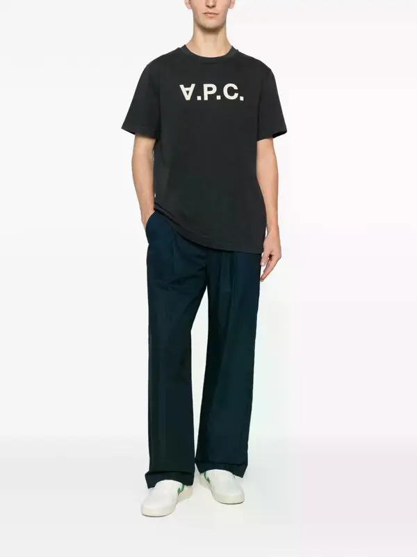 A.p.c. Logo Detail T-shirt - Black
