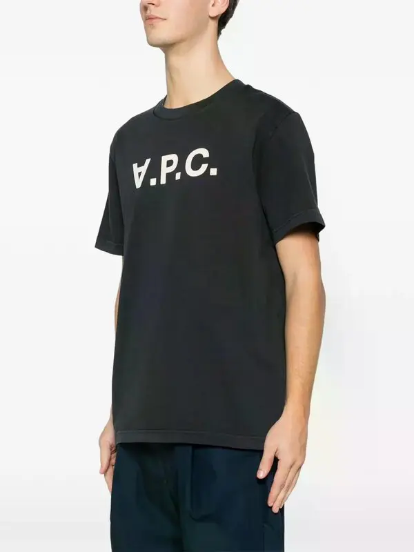 A.p.c. Logo Detail T-shirt - Black